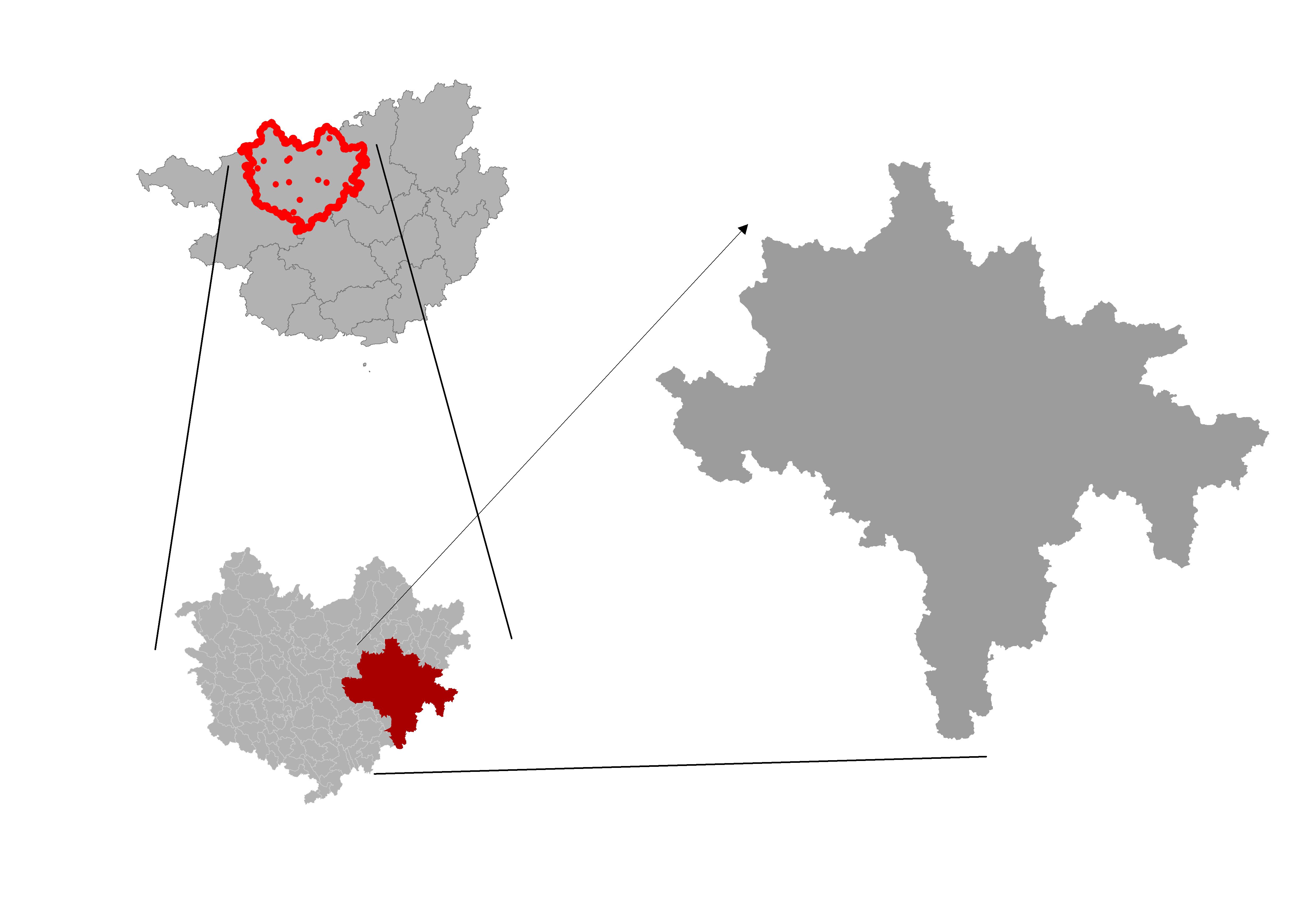 ArcGIS详细教程(61)研究区概况图的制作