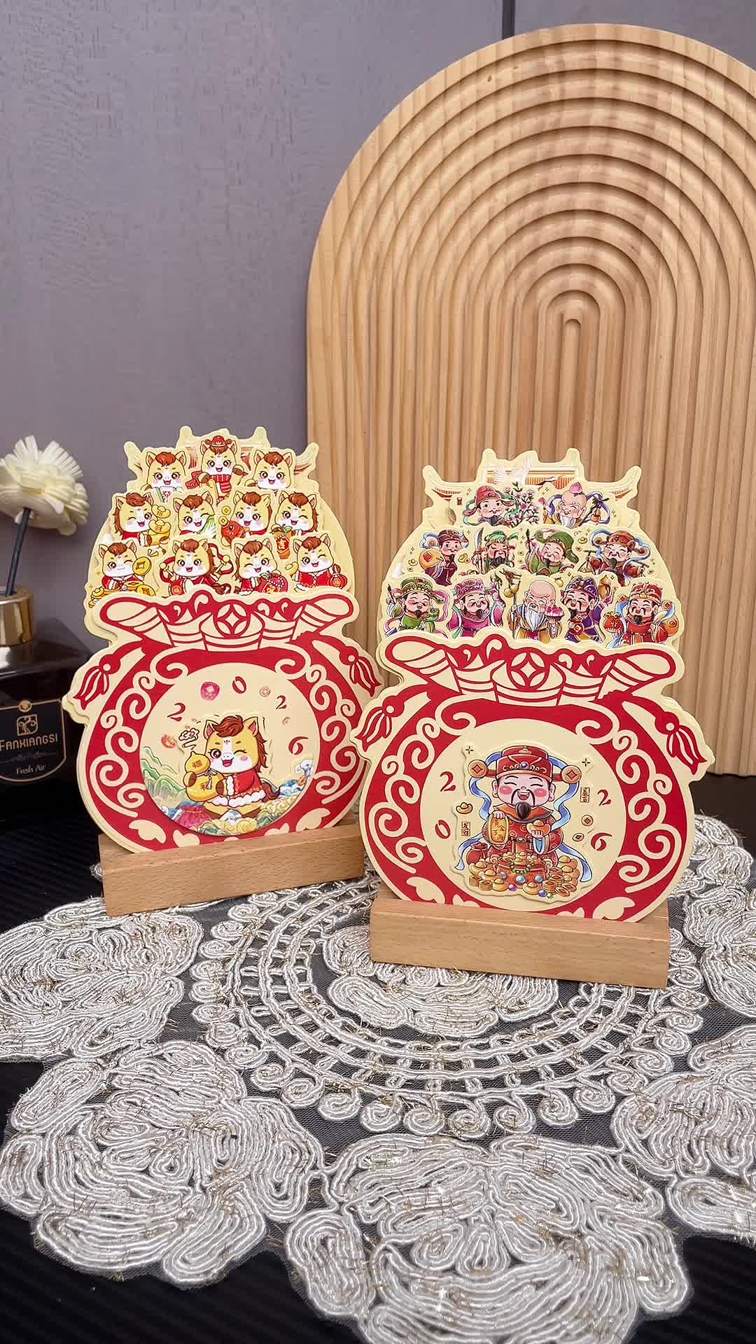 这个木质台历摆在桌上真的很好看!#爱了爱了 #创意礼物 #我又心动了