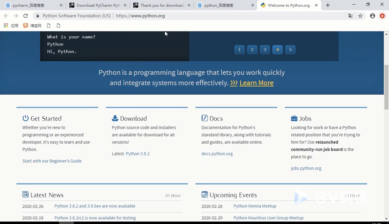 1-python+pycharm安装