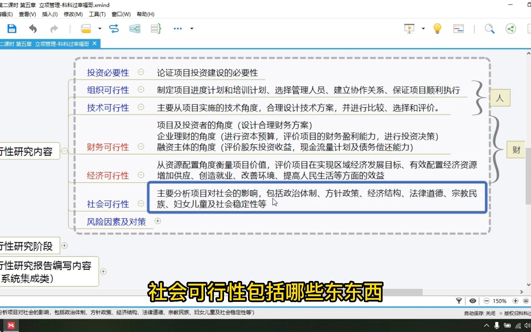 系统集成项目管理工程师-立项管理-项目可行性研究内容