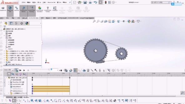 solidworks链条链轮的动画制作教程