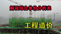 老师傅解读综合单价分析表,很重要的一张表,对你理解造价很有帮助