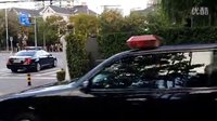 实拍国家元首级国宾车队绝对气势磅礴-欢迎国王来华访问