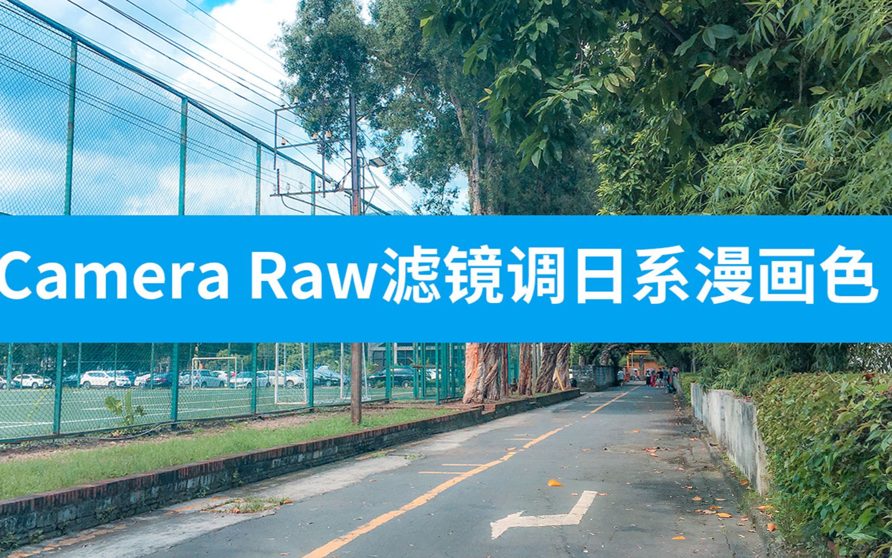 【PS教程】Camera Raw滤镜基础调色-日系漫画风