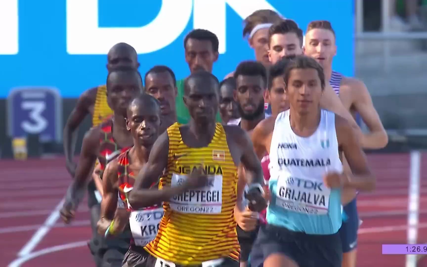 2022世界田径俄勒冈州男子5000米决赛