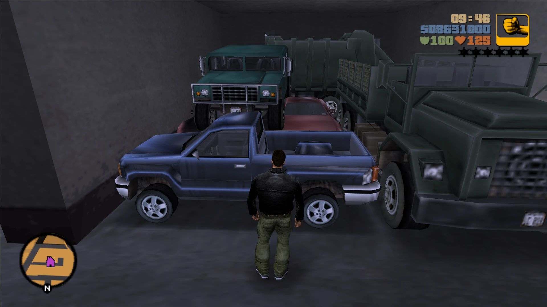 【GTA3 PC国际版】完美初始存档+100%完成度完美隐藏车存档