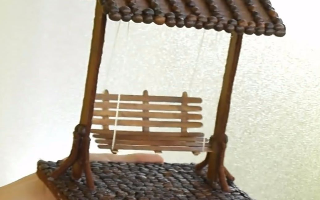 创意手工DIY,教你制作“复古秋千模型”的方法,非常漂亮
