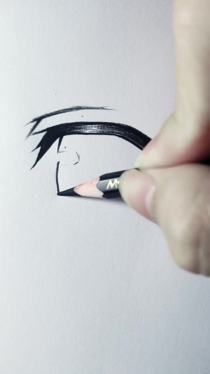 教学绘画动漫眼睛!喜欢画画,关注我喔!