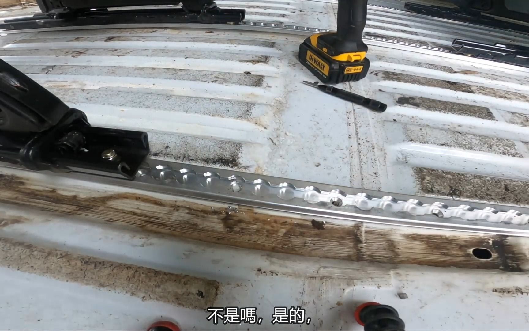 DIY改装床车(轻客):L-滑轨制作座椅快拆支架