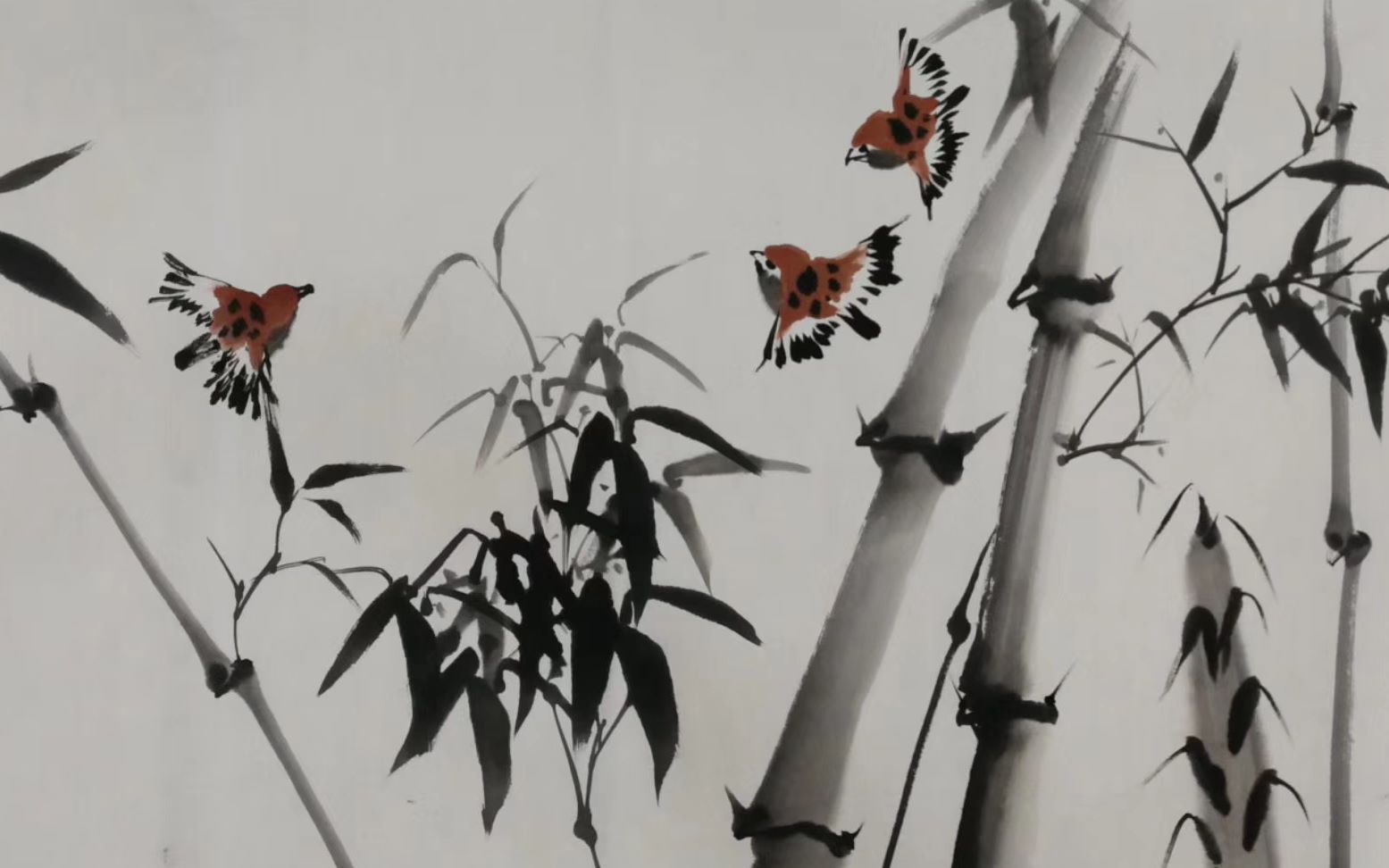 【中国水墨画】墨竹画法教学(上)