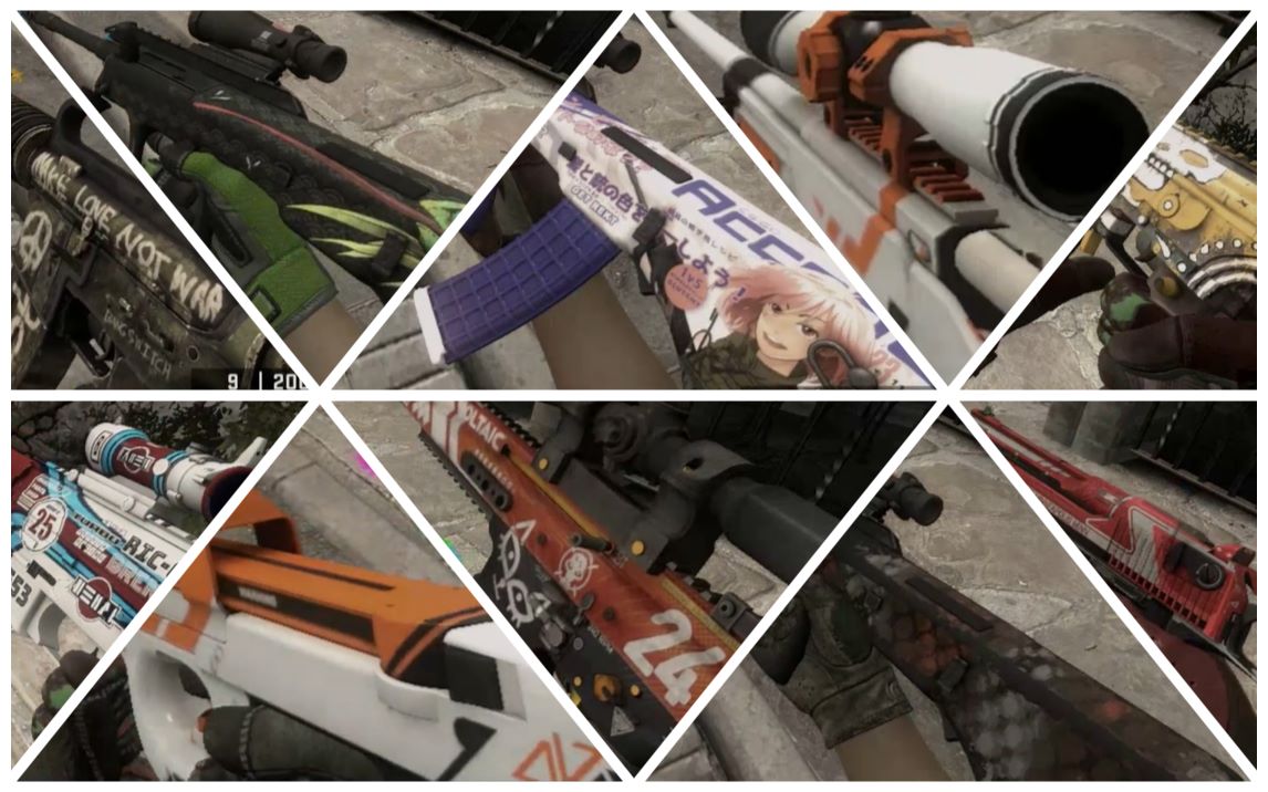 8款CS起源CSGO精选武器包视频展示