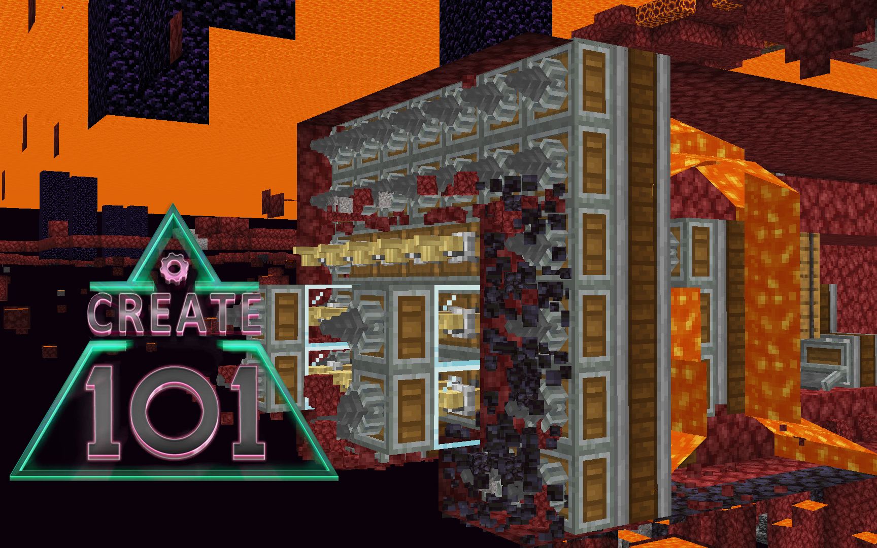 Create101《Ep20 真三防盾构机》我的世界机械动力多模组生存实况...