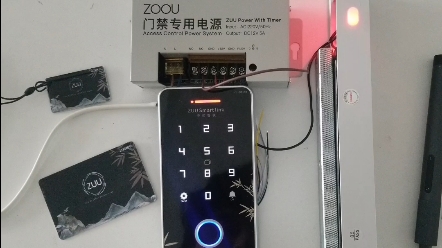 中优智联指纹门禁机添加管理员及用户#中优门禁#指纹门禁