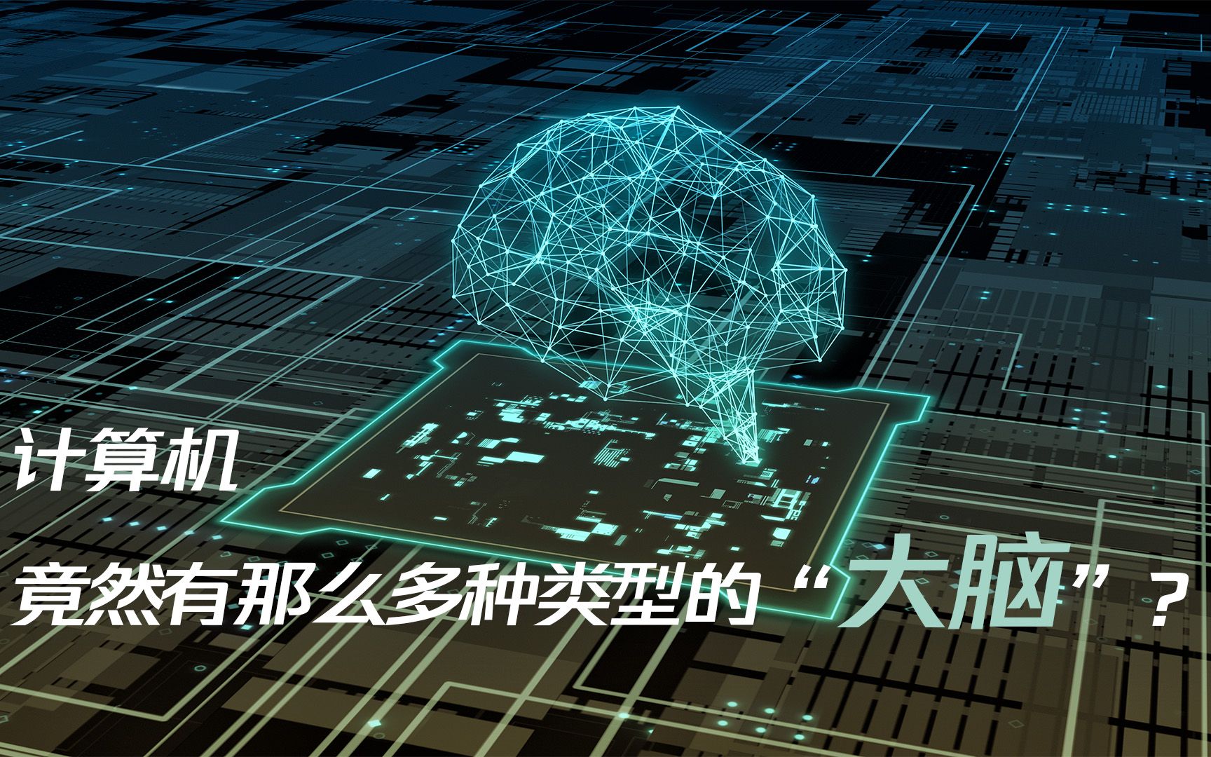 计算机竟然有那么多种类型的"大脑"?