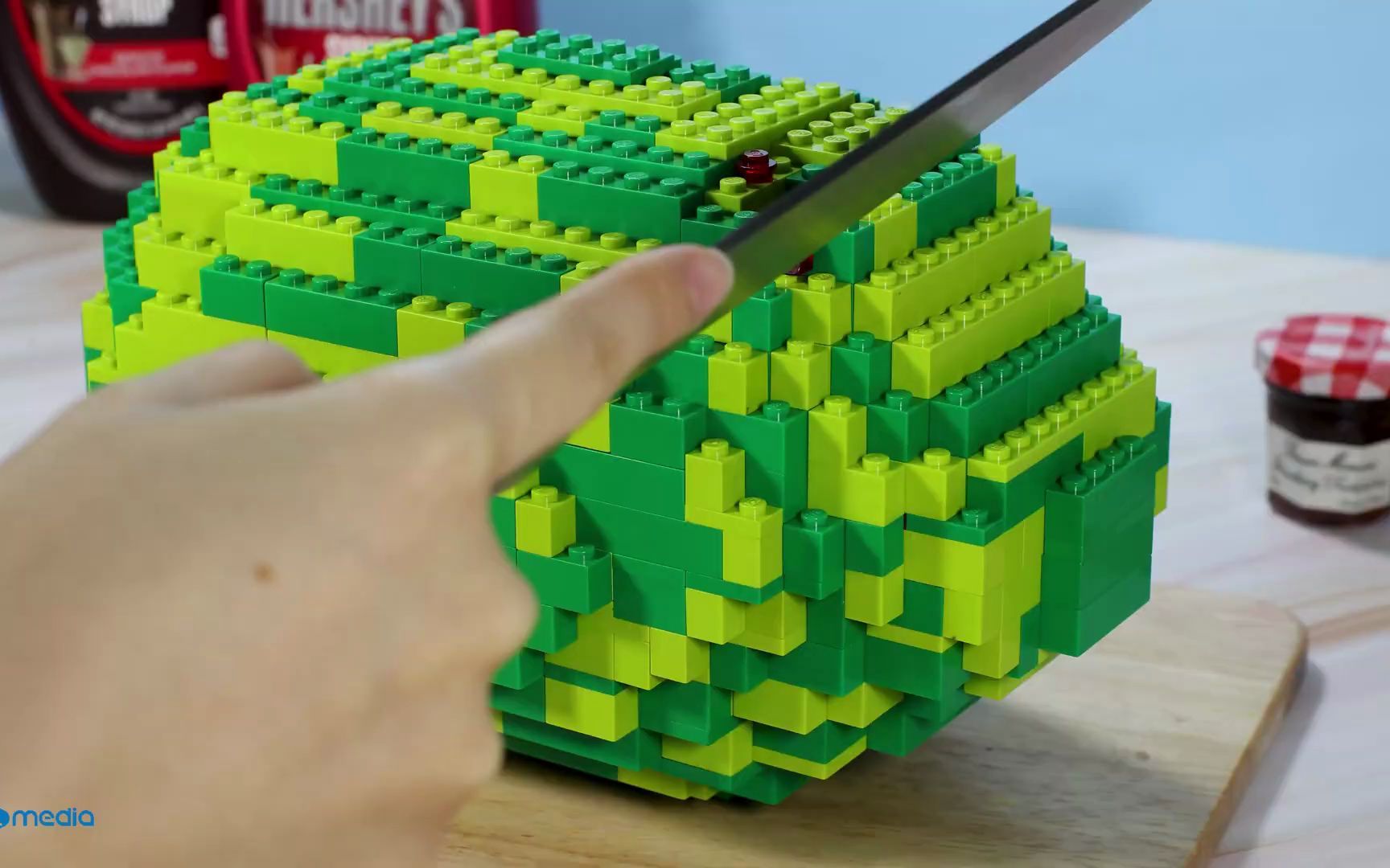 【定格动画】现实生活中的乐高美食