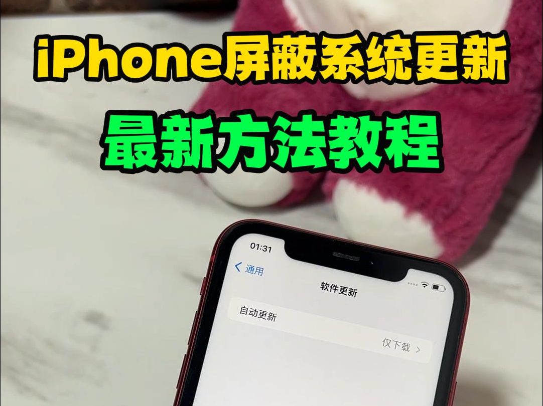Phone屏蔽ios系统更新最新方法教程,无需电脑,手机操作即可