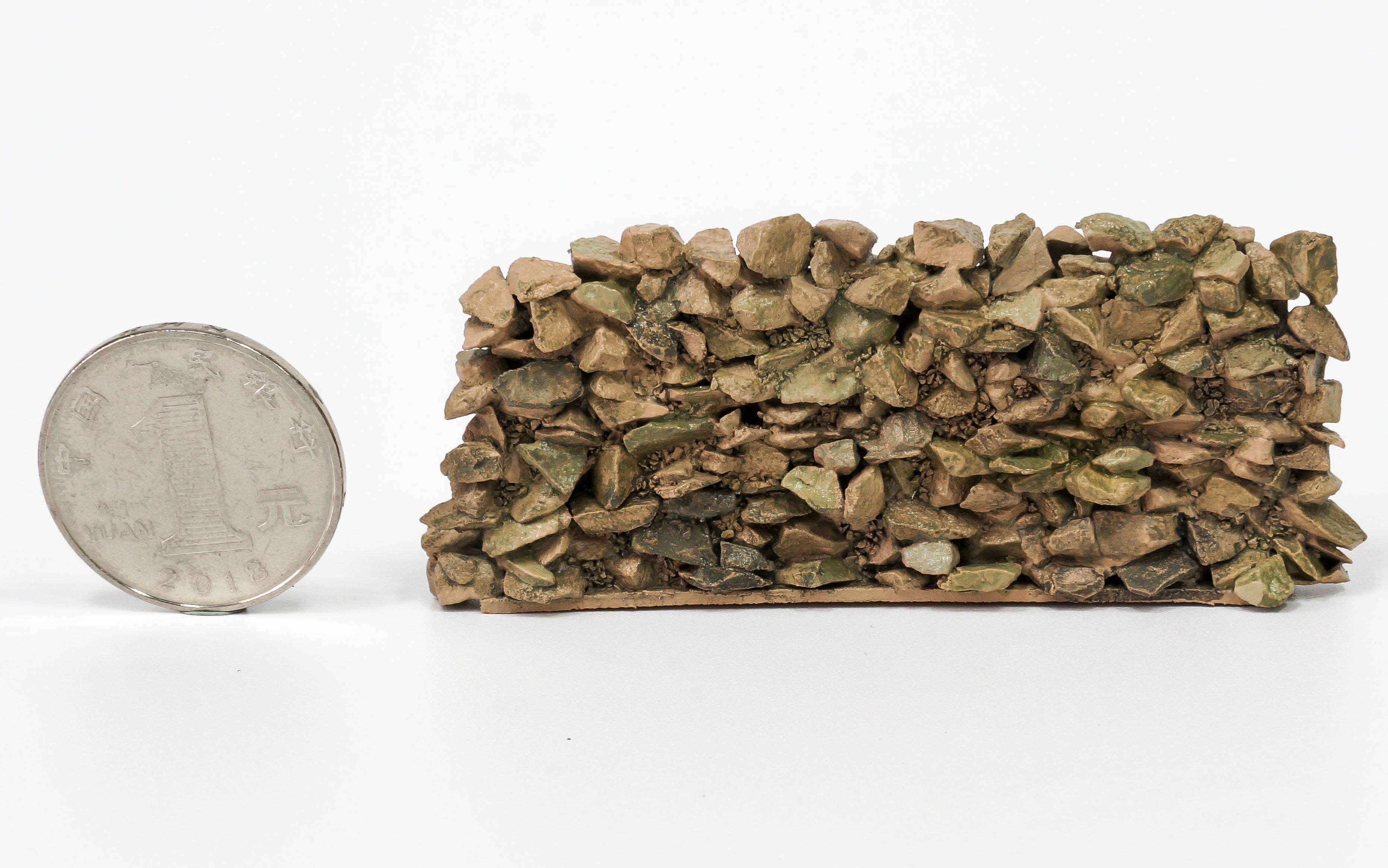 【1分钟做模型】做一堵石头墙