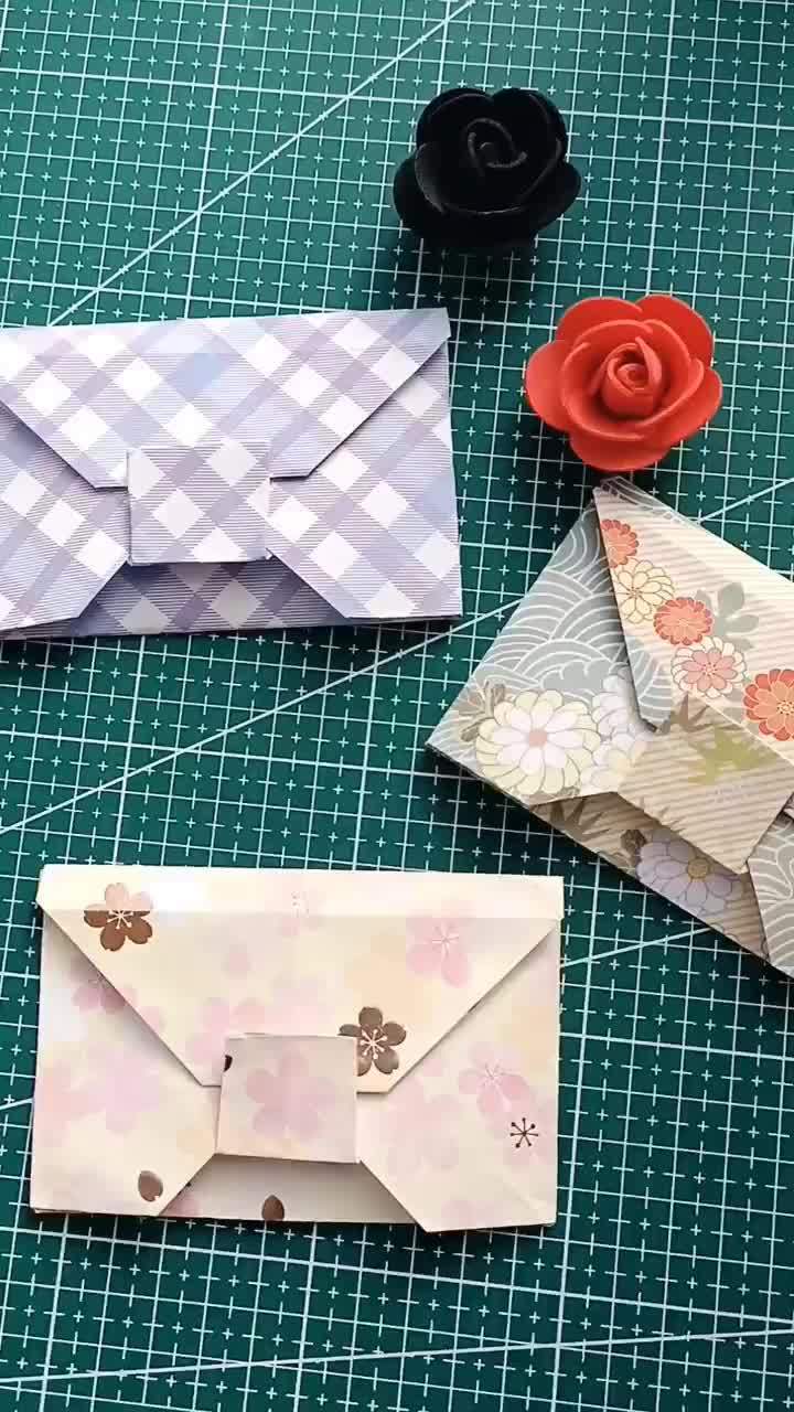 你有写过信吗?来折一个信封吧