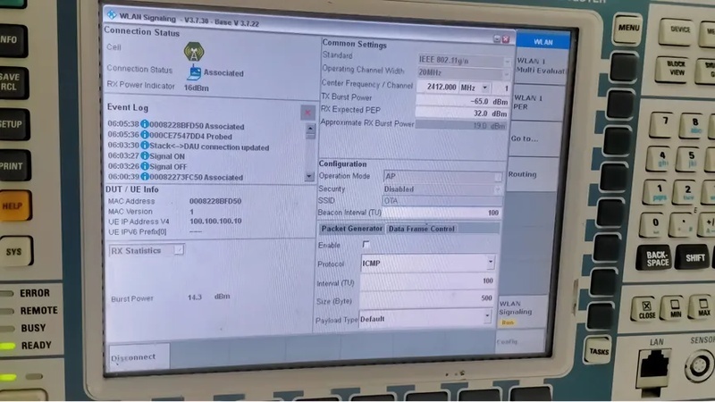 CMW500 WIFI 信令测试,手机WIFI 传导测试