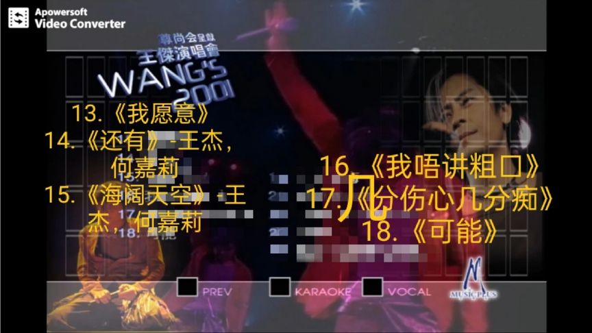 王杰演唱会WANG'S2001(4)