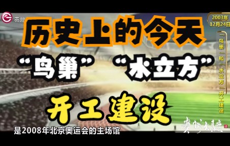 历史上的今天丨“鸟巢”和“水立方”开工建设