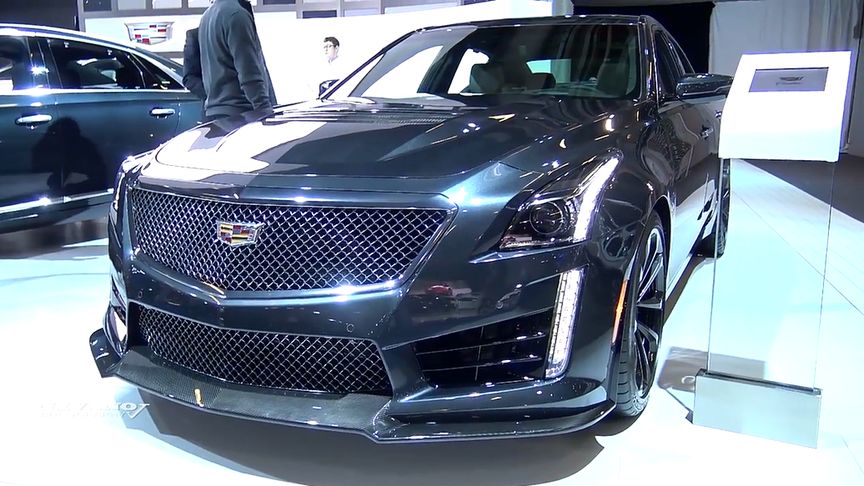 2018款凯迪拉克CTS亮相,看到四出排气管和运动套件让宝马颤抖了