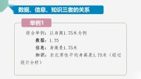 微课1-1 数据、信息与知识——王老师