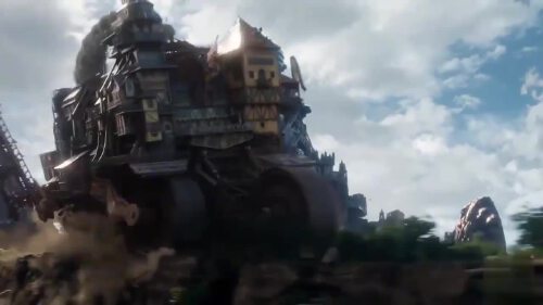 在未来世界,城堡也会移动,由富人建造的城堡无情吞噬穷人的城堡