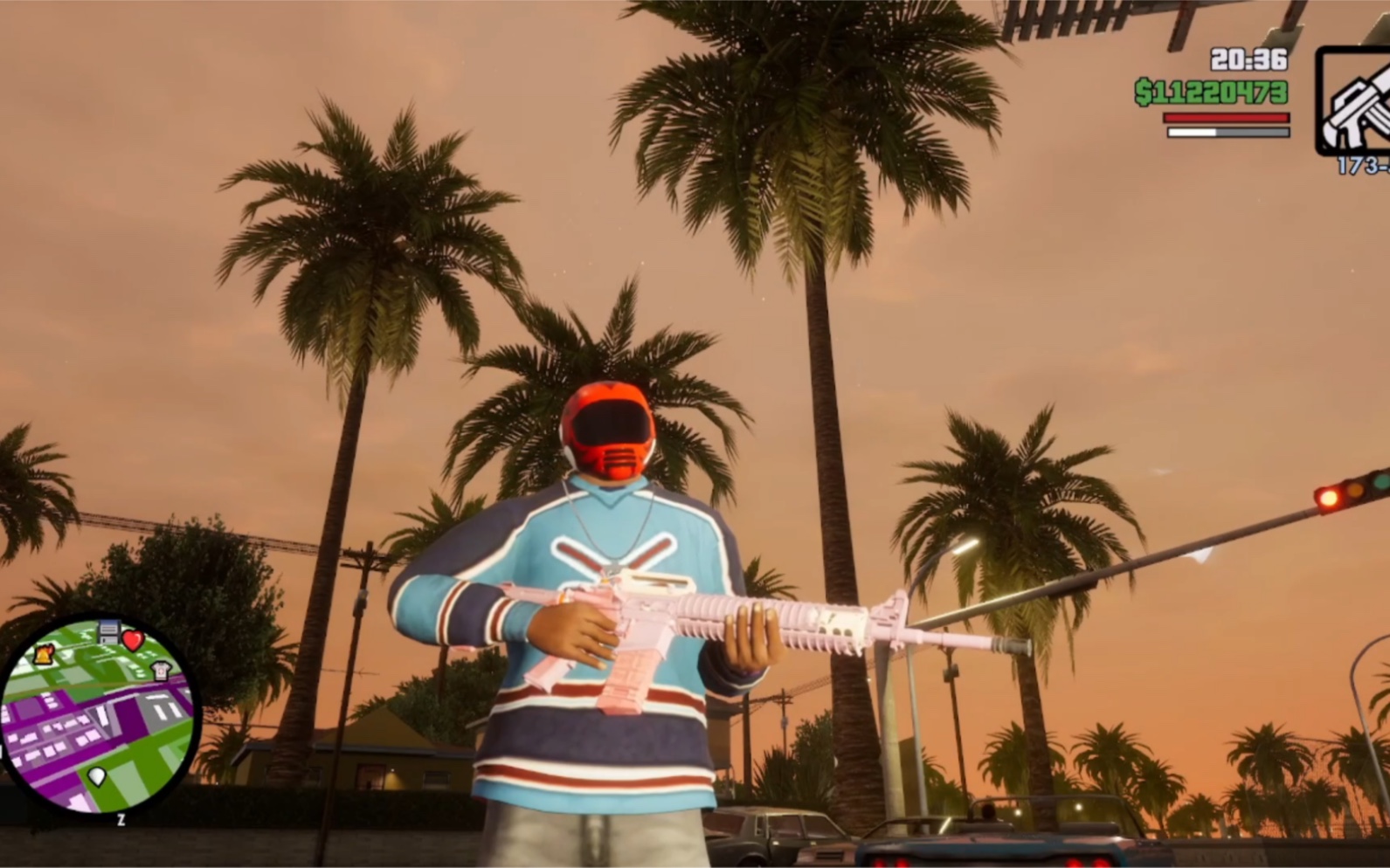 GTA圣安地列斯决定版 武器包mod。 替换原版武器和音效_GTASA