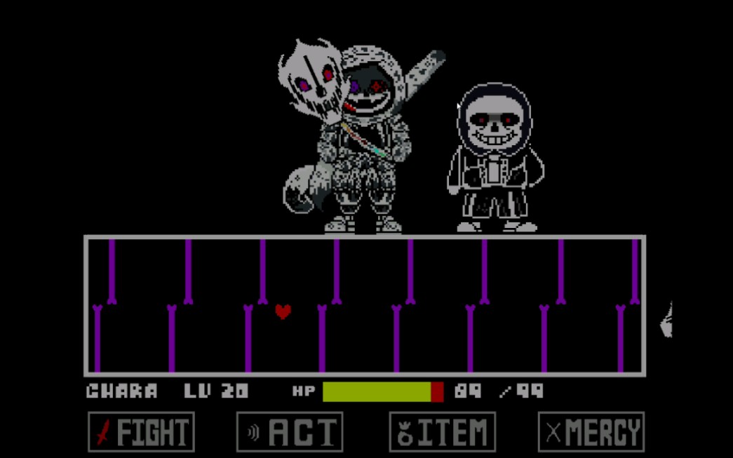 Dust Ink sans fight 完整版游戏带链接!_传说之下_演示