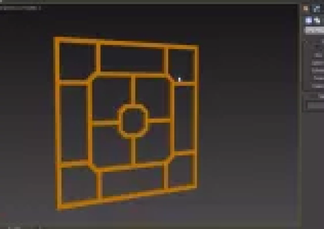 【3DMAX教程】中式窗建模详解