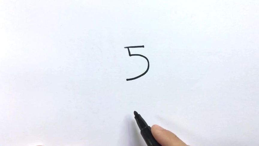 简笔画,5字绘画小新敬礼,宝宝们喜欢吗