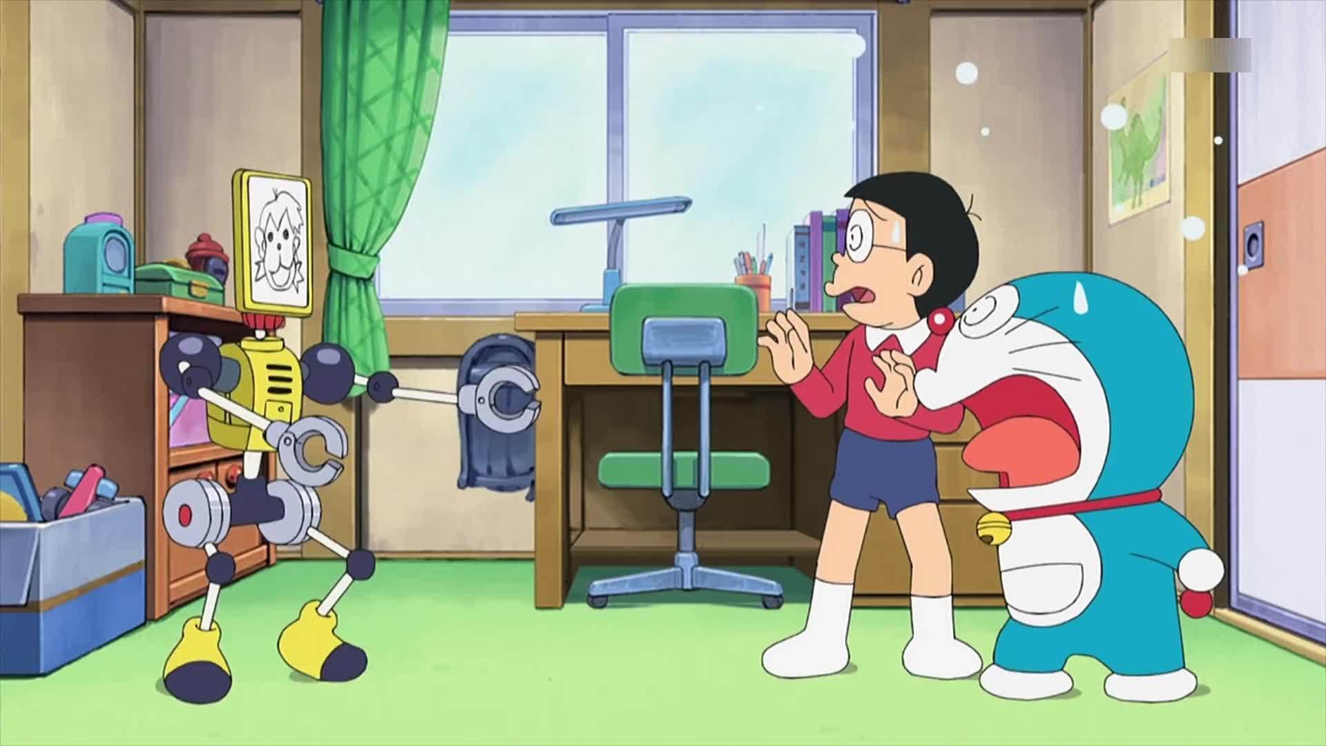 哆啦A梦:大雄画的静香被识别成了猴子