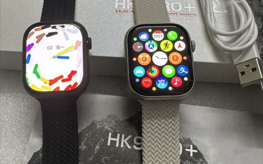 乔帮主七代hk9pro+智能手表顶配s9双支付本地音乐通话运动通用乔...