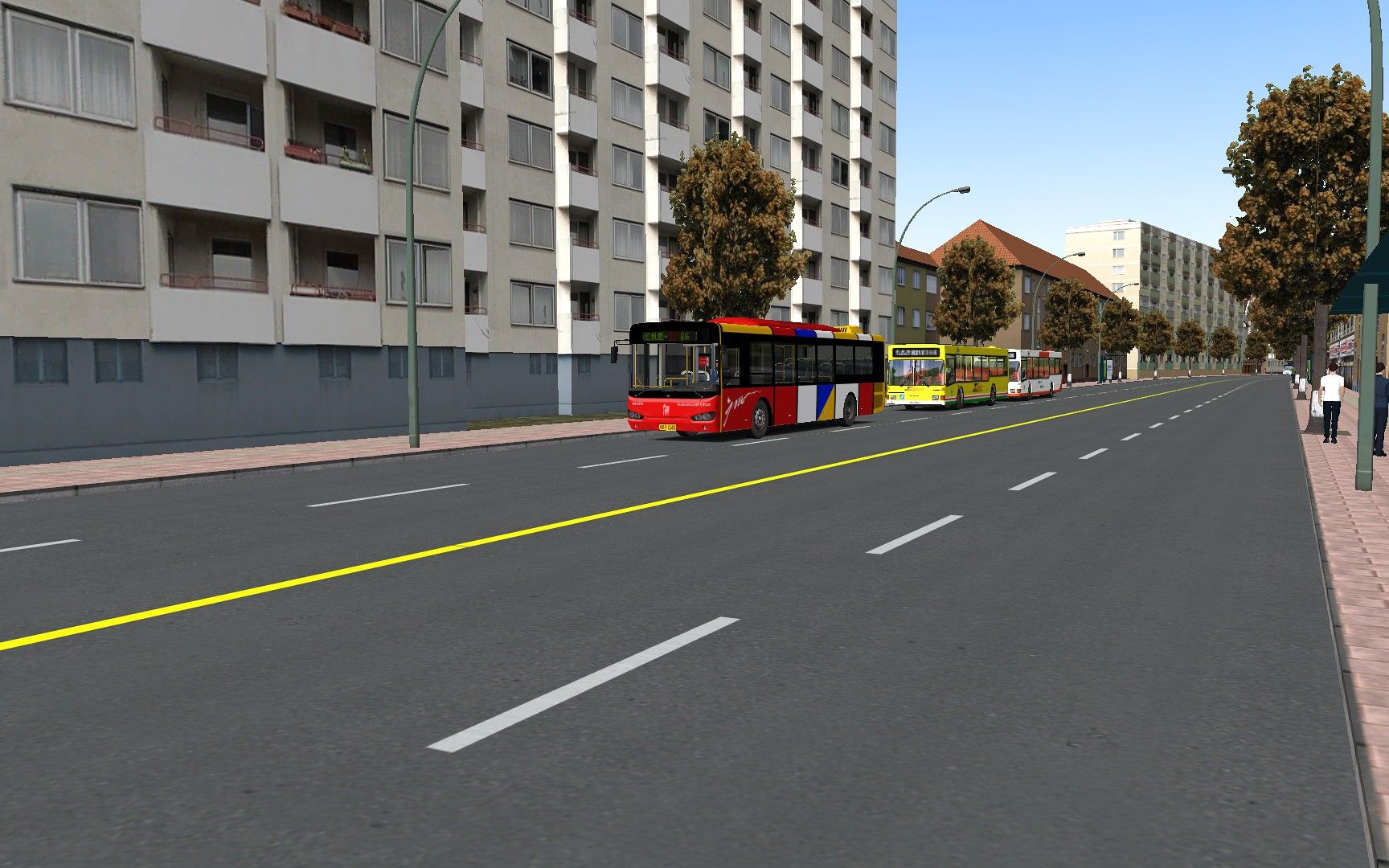 巴士模拟2-广佛市1.7 B21全程驾驶体验 驾驶混动嗨格于B21路|广佛市...