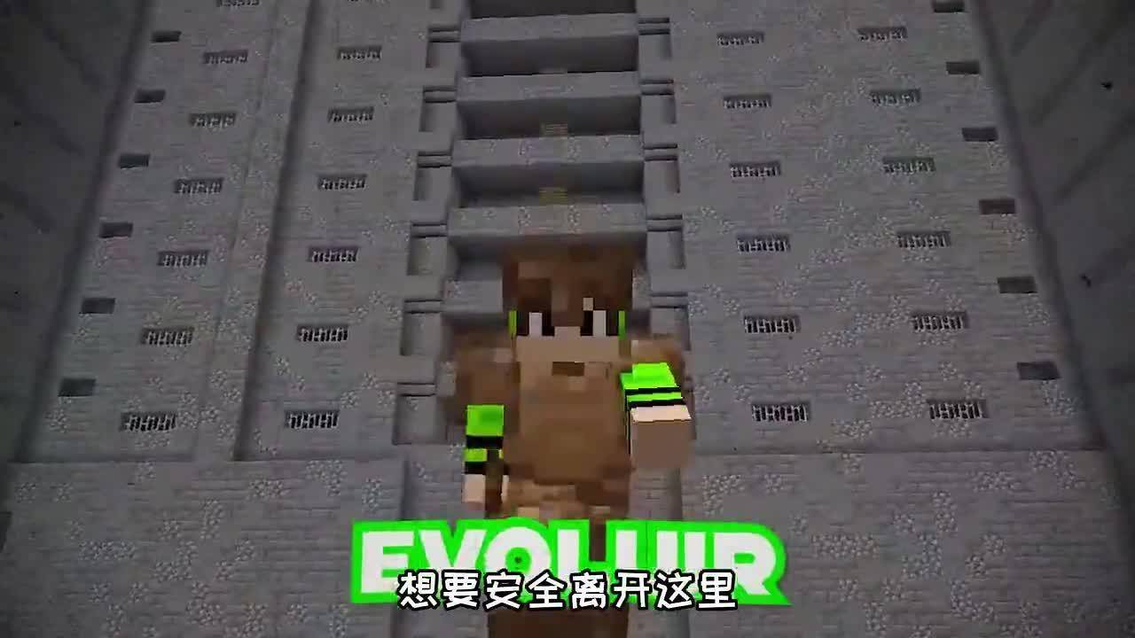 MC我的世界:小也意外进入角斗场,想要离开竟然要打败钻石怪物 #我的...