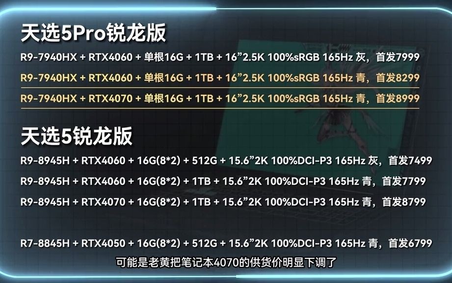 12_游戏本寄了?躺赢的华硕天选5Pro锐龙版配置、区别与价格#笔记本...