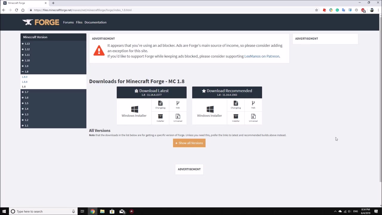 在MC里下载Forge + Optifine教程 How to download Forge + Optifine in ...
