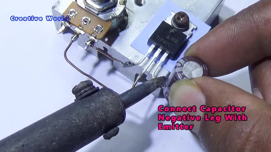 仅用一个晶体管放大器制造微型放大器