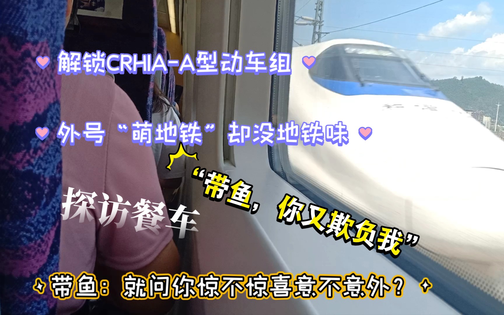 运转>>没地铁味的萌地铁?首次体验CRH1A-A型动车组,探访餐车