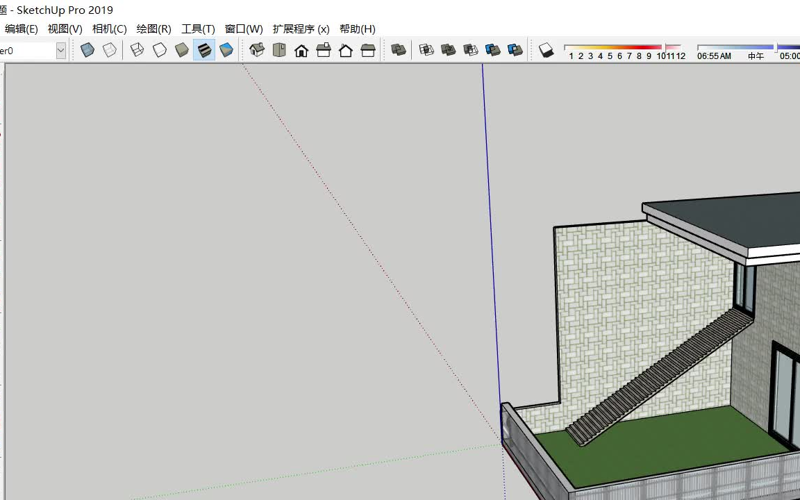草图大师简单建模案例