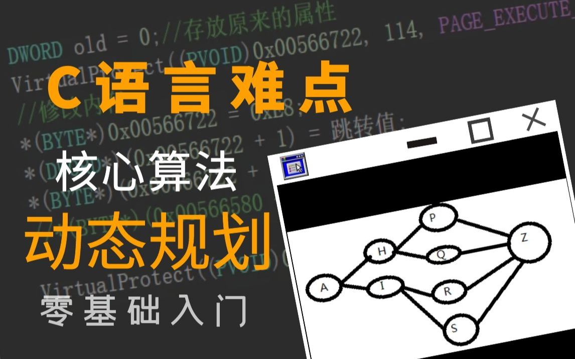 C语言知识点核心算法-动态规划-干货重点解析-一小时理解透彻