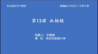 二年级语文第53课《画杨桃》(空中课堂)