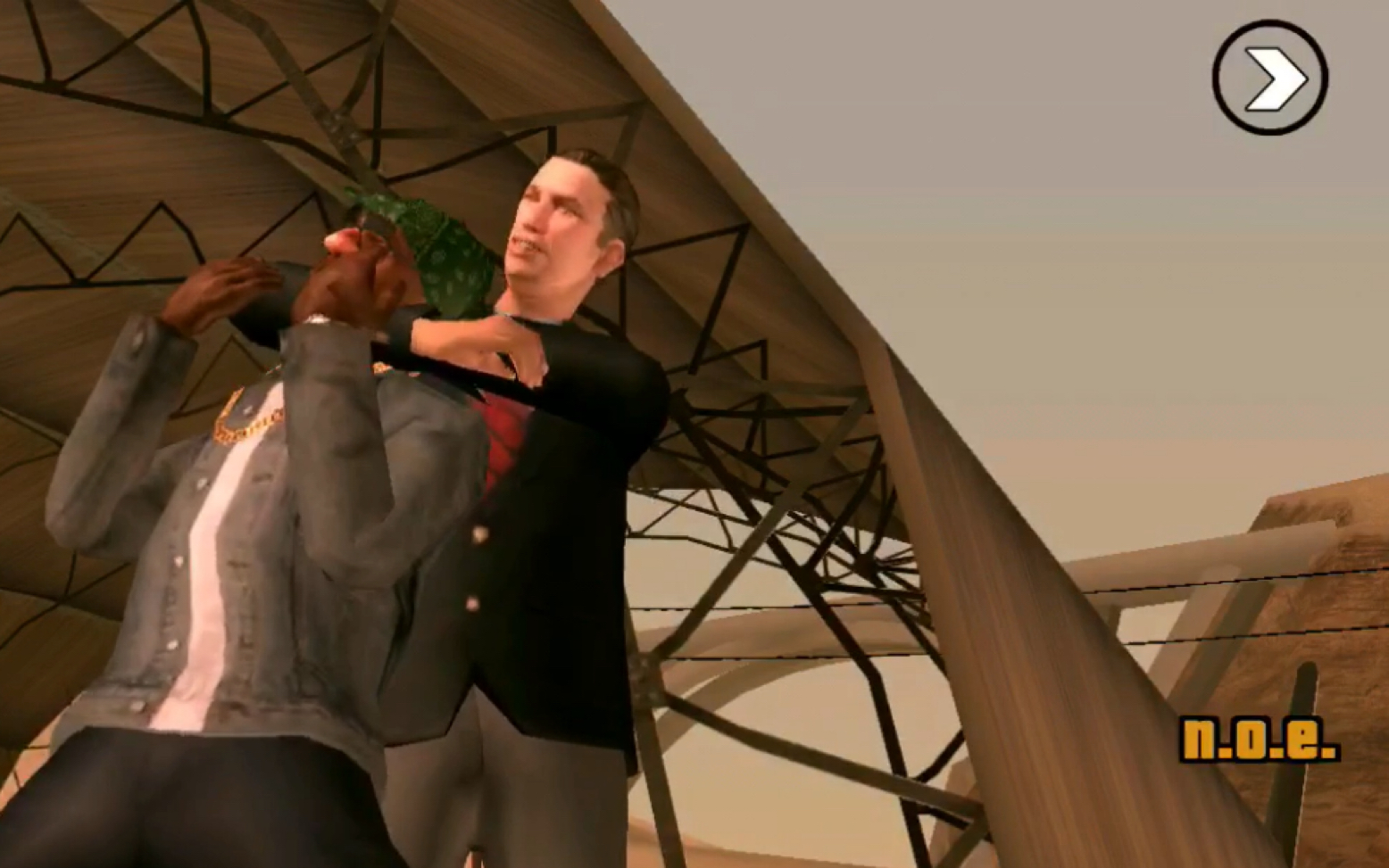 【GTA SA】任务通关 沙漠飞机场 n.o.e.(绝密飞行)