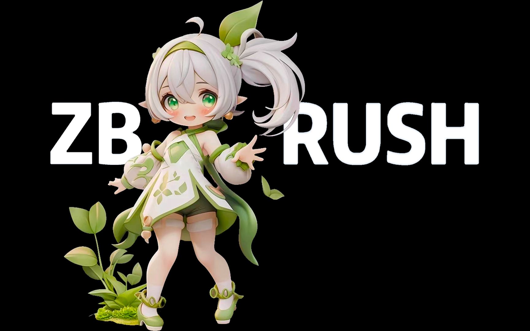 【原神】这样的纳西妲也太可爱了吧!小草神手办模型雕刻-zbrush新手...