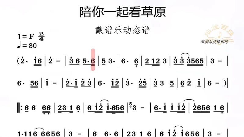 戴谱乐电子乐谱器动态谱专辑八:节奏与旋律训练