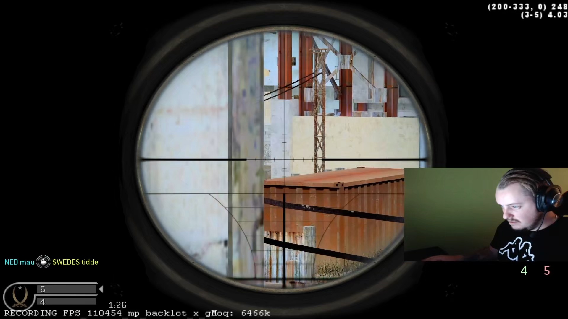 ...卖萌狙对游龙狙 使命召唤4 Promod 2024年国家杯 瑞典 vs 荷兰 Backlot