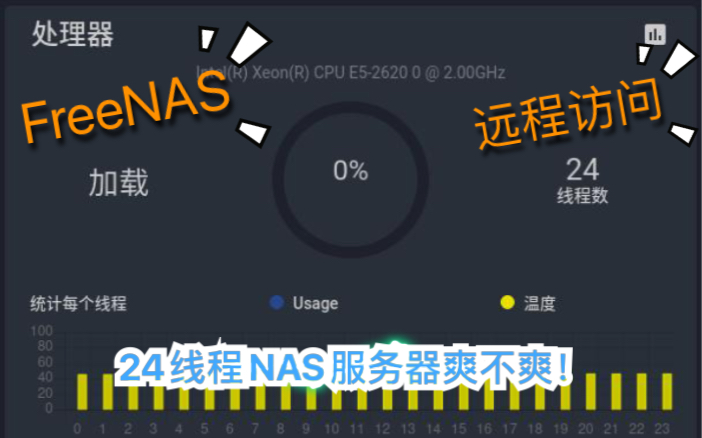 【NAS】戴尔R720服务器安装FreeNAS简介(旭夜观察)