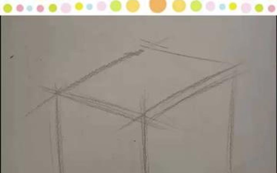 新手素描直线画不直怎么办?最简单的素描长直线的练习技巧学习!定点...