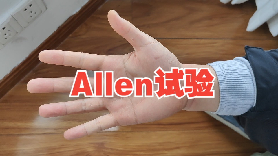 掏出右手!涨点知识!:Allen试验